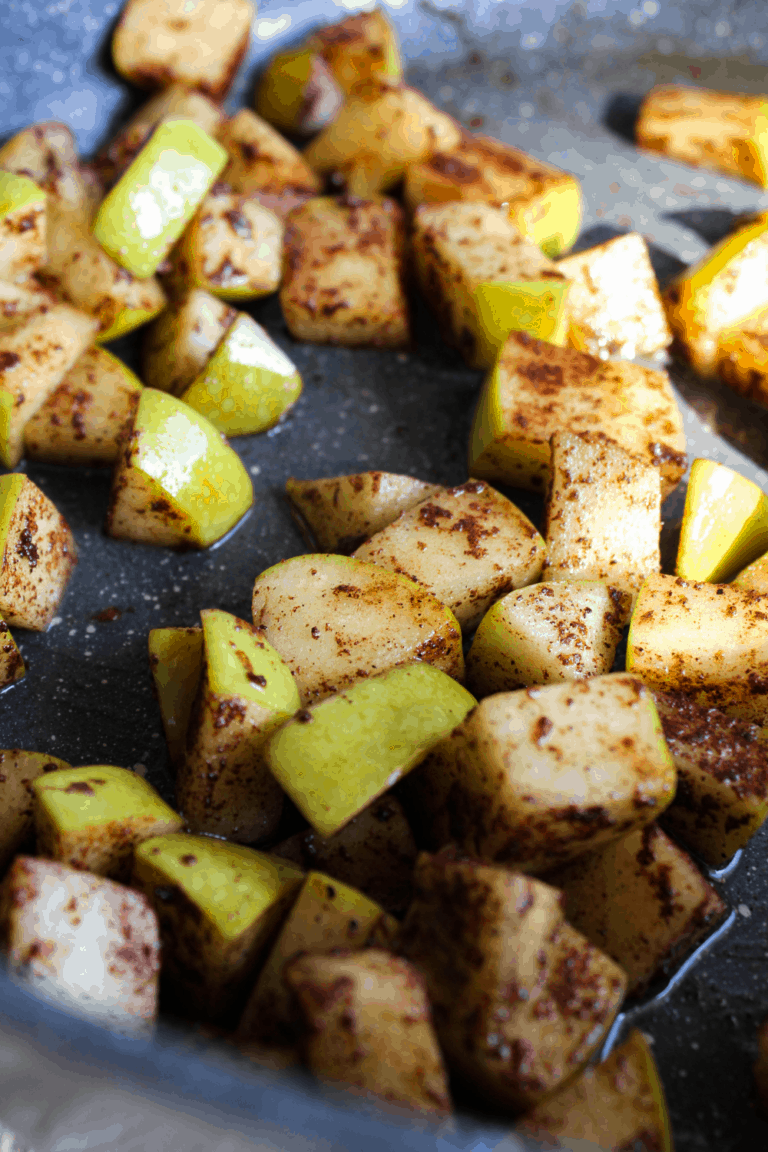 Caramel Apple Funnel Cake - Tao of Spice