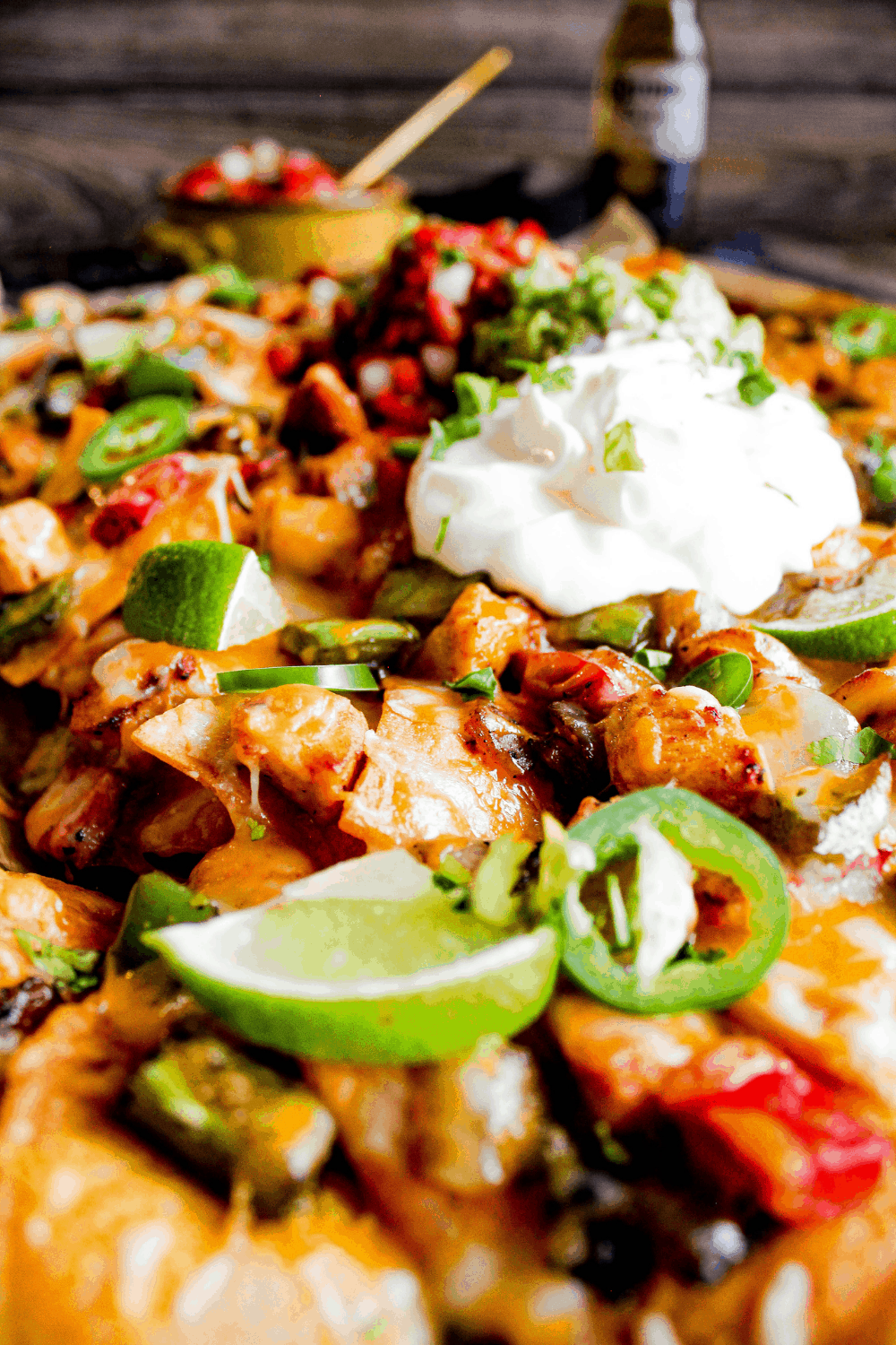 Chicken Fajita Nachos - Tao of Spice