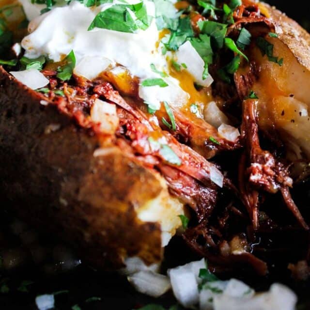 Birria Baked Potato - Tao of Spice
