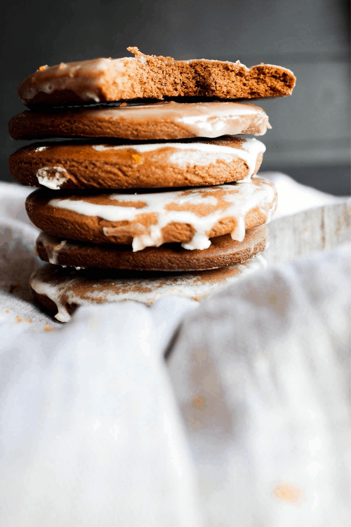 Orange-Glazed Gingerbread Cookies - Tao of Spice