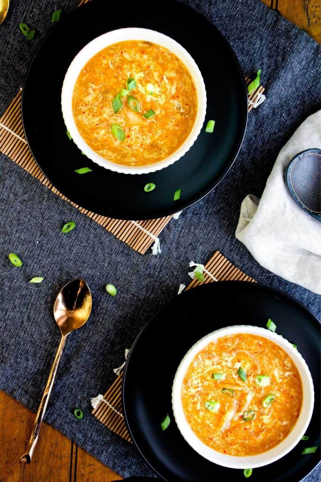 Miso Egg Drop Soup with Kimchi - Tao of Spice