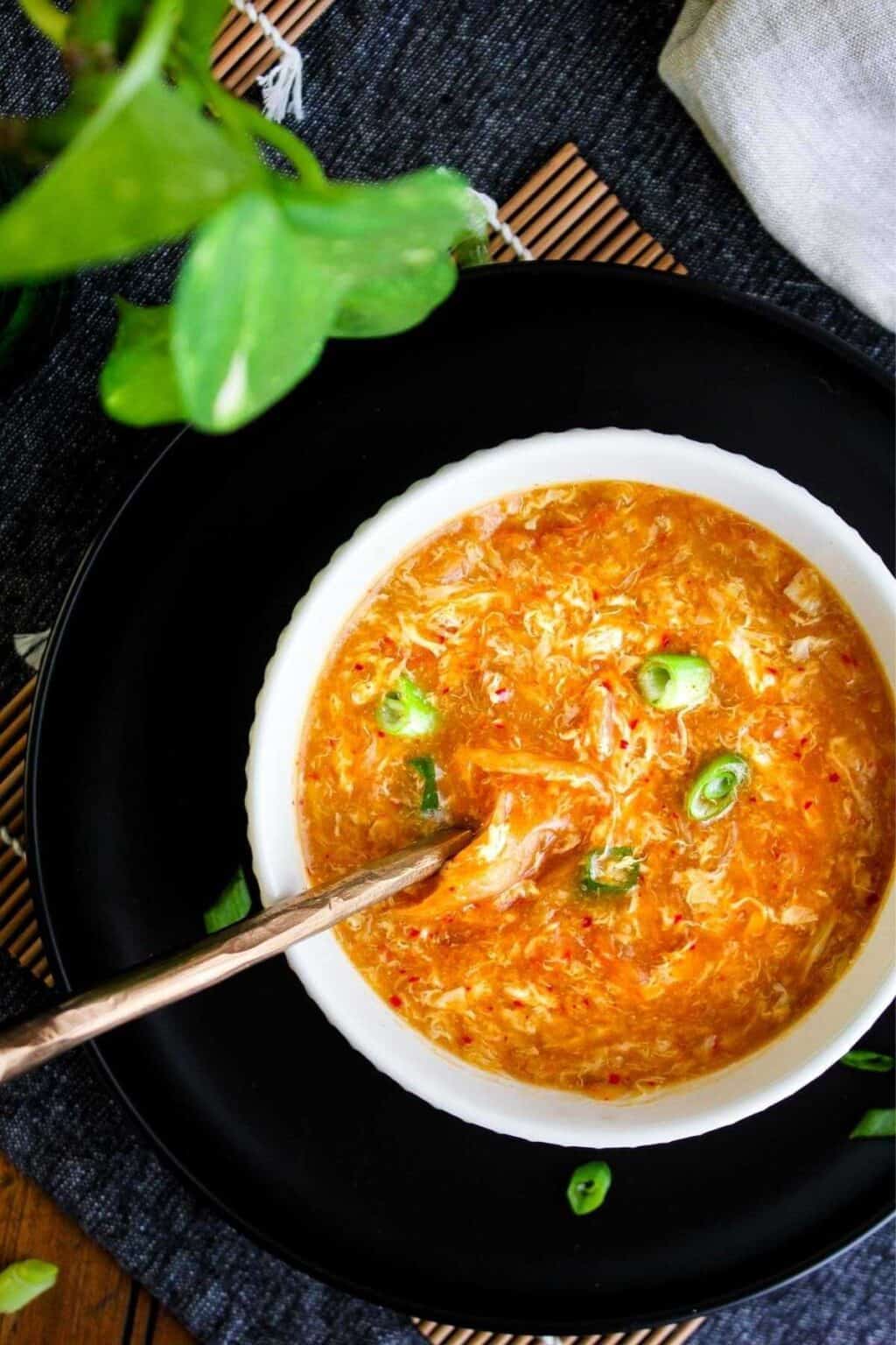 Miso Egg Drop Soup with Kimchi - Tao of Spice