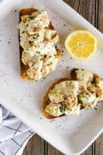 Deviled Egg Toast - Tao of Spice