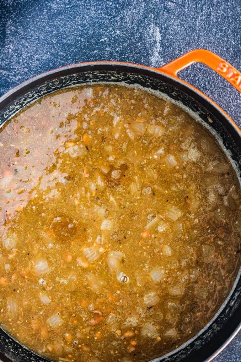 Salsa Verde Pinto Beans - Tao of Spice