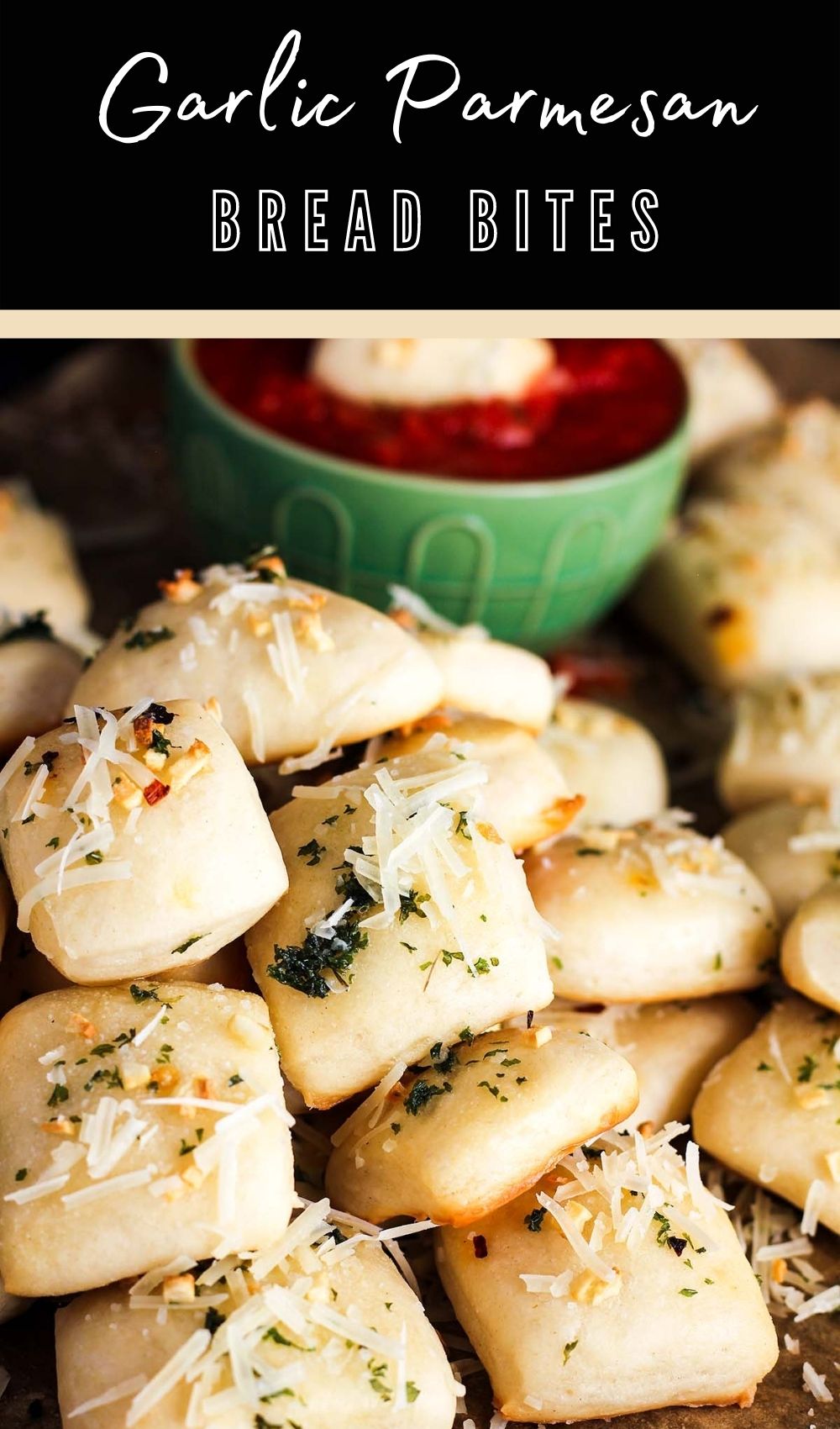 Garlic Parmesan Bread Bites - Tao of Spice