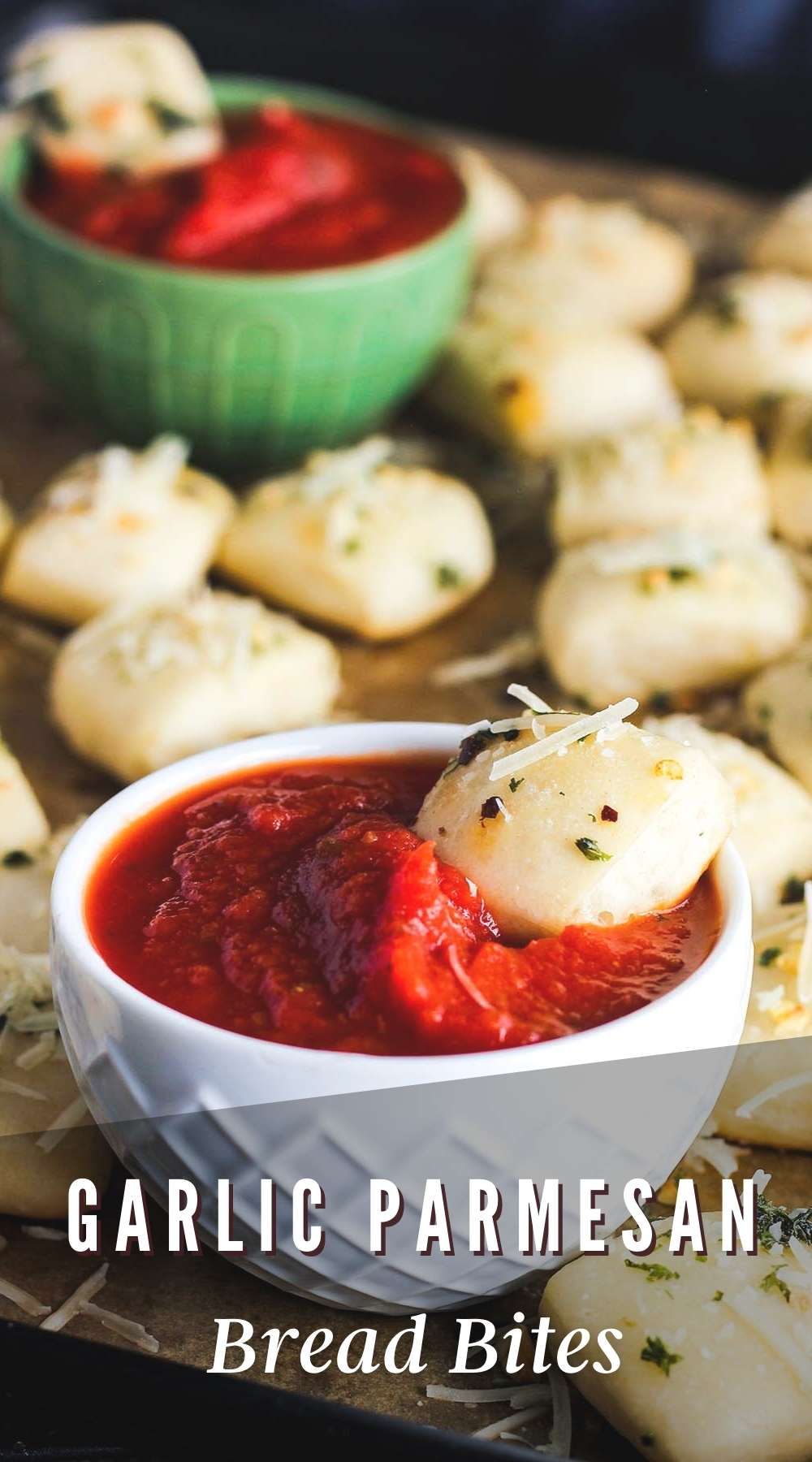 Garlic Parmesan Bread Bites - Tao of Spice
