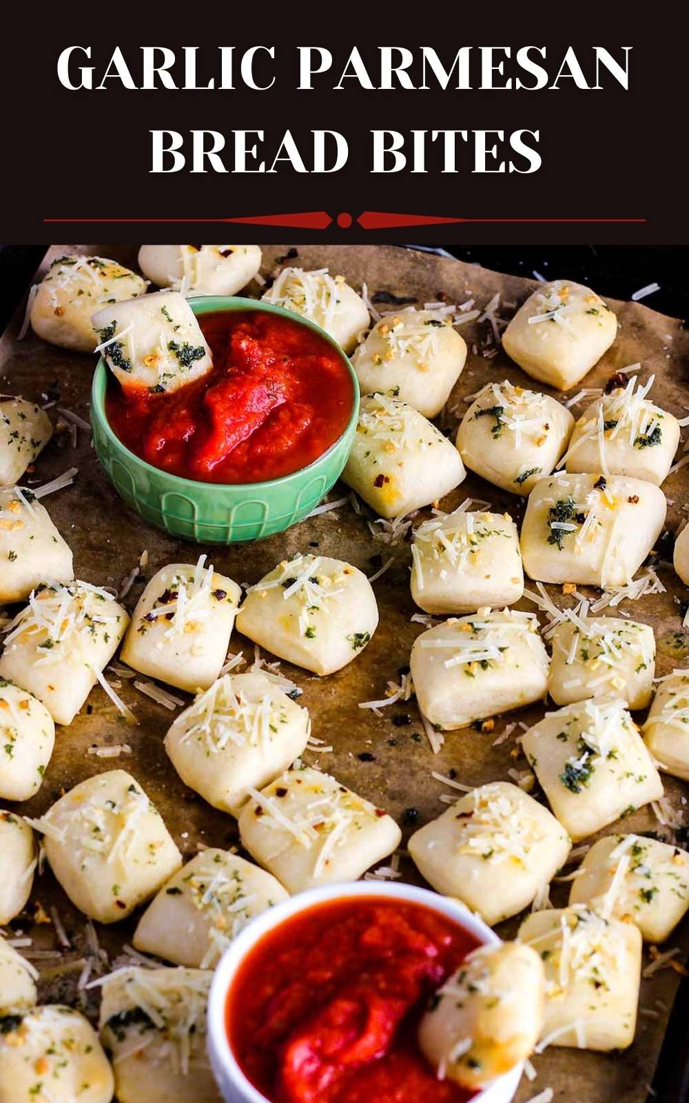 Garlic Parmesan Bread Bites - Tao of Spice