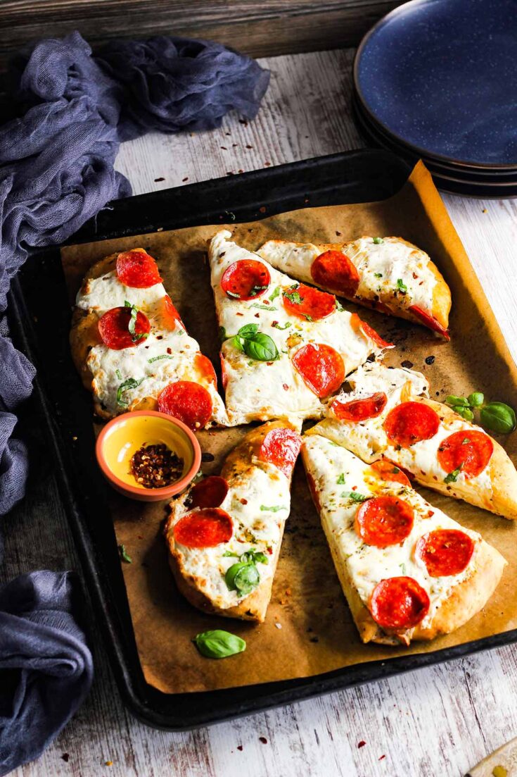 Pepperoni Flatbread Pizza - Tao of Spice
