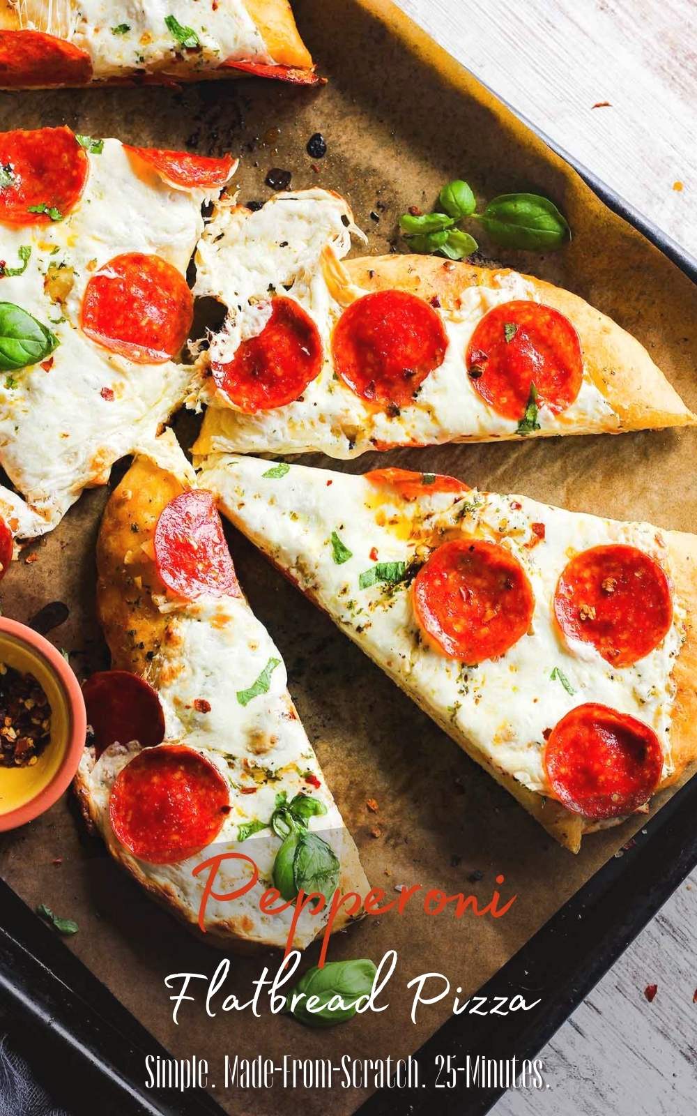 Pepperoni Flatbread Pizza - Tao of Spice
