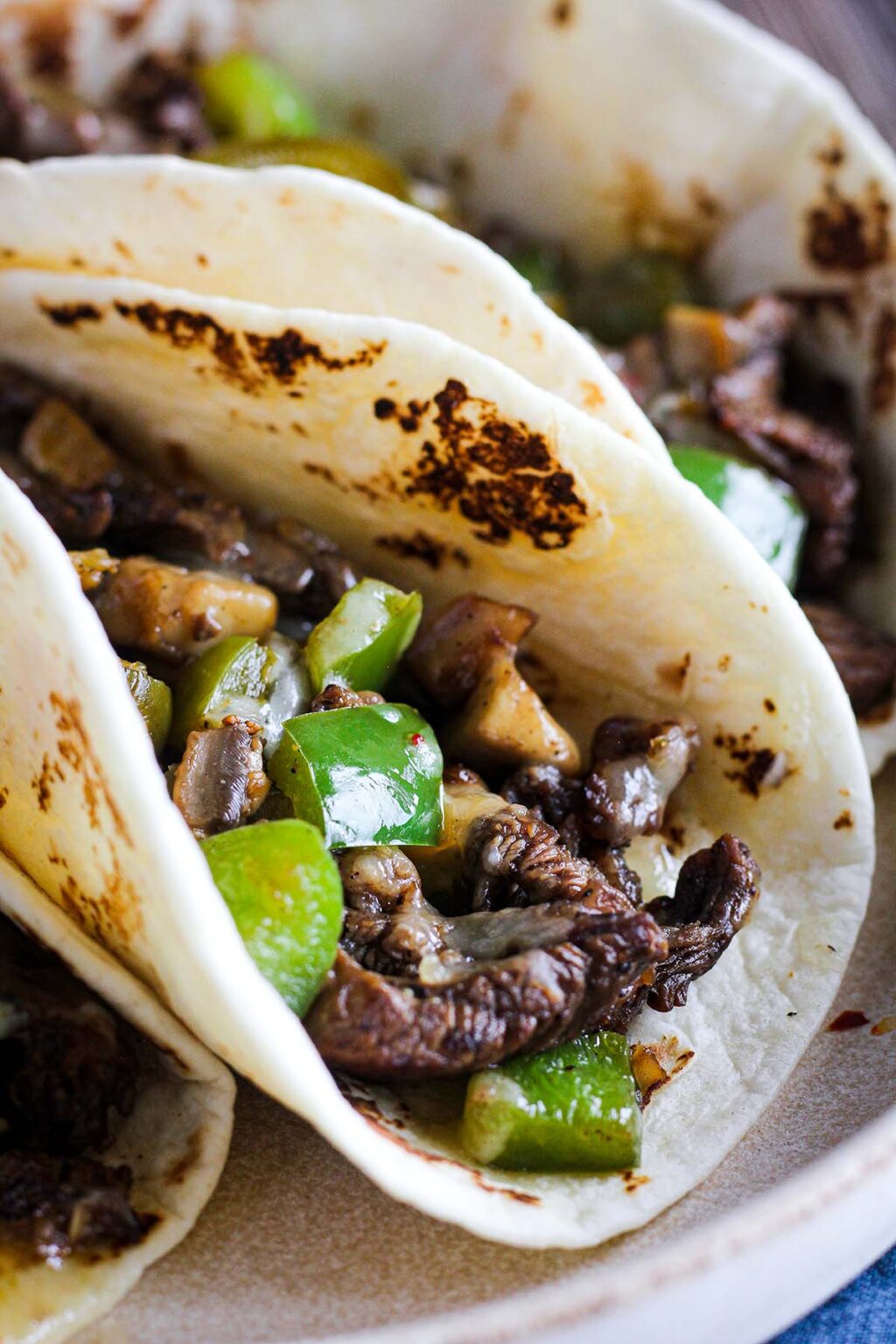 Philly Cheesesteak Tacos - Tao of Spice