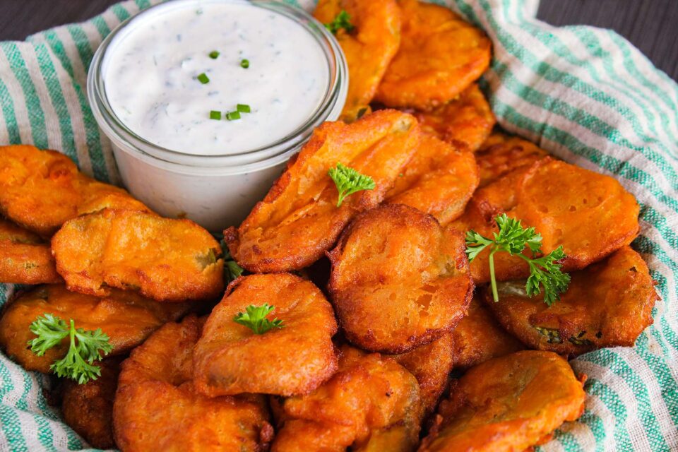 Fried Buffalo Pickles - Tao of Spice