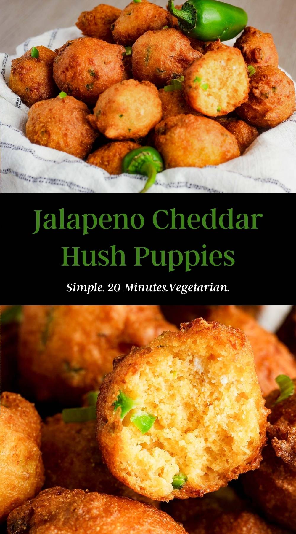 Jalapeno Cheddar Hush Puppies - Tao of Spice
