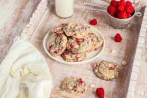 White Chocolate Raspberry Cookies - Tao of Spice