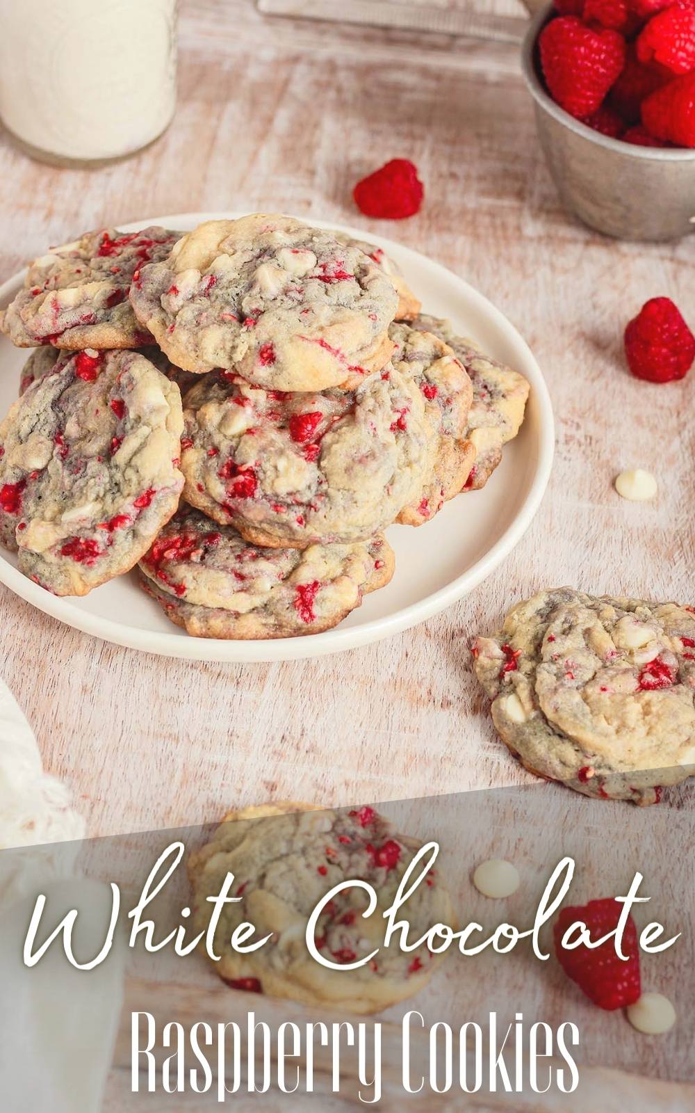 White Chocolate Raspberry Cookies - Tao of Spice