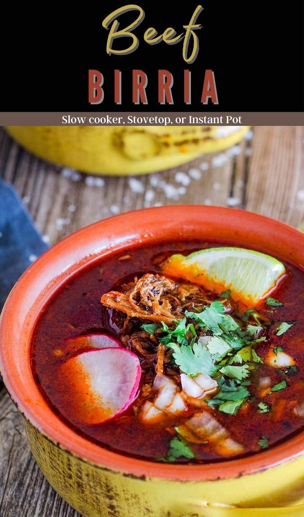 Beef Birria (Mexican Stew) - Stovetop, slow cooker, or Instant Pot ...