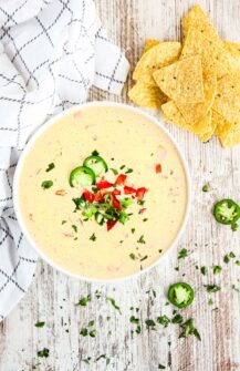 Three Cheese Queso - Tao of Spice