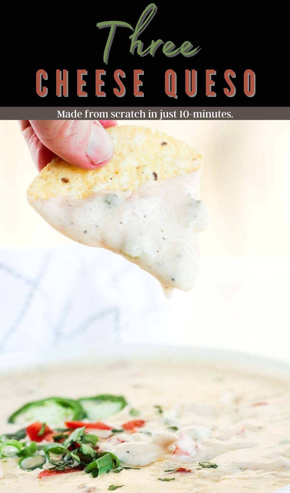 Three Cheese Queso - Tao of Spice