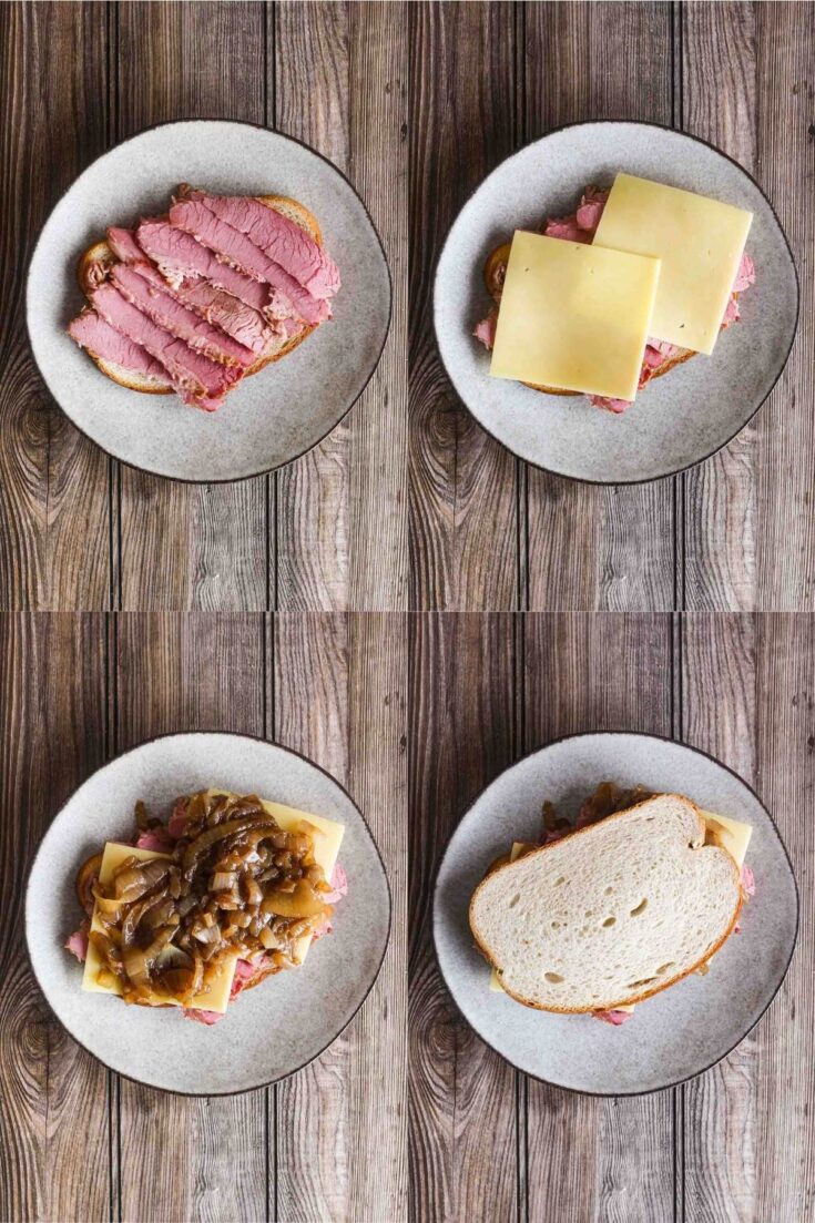 Corned Beef on Rye with Guinness Braised Onions - Tao of Spice