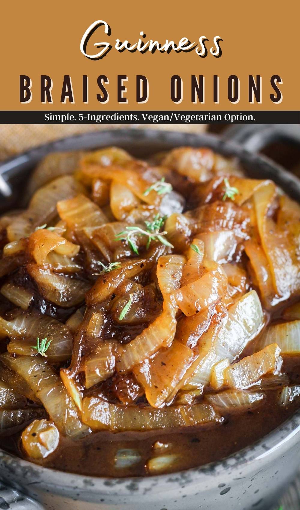Guinness Braised Onions - Tao of Spice