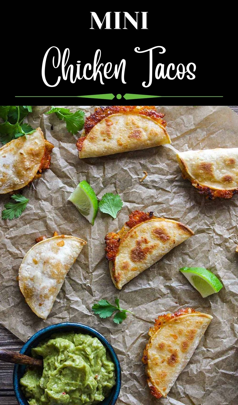 Mini Chicken Tacos (Air Fryer or Oven) - Tao of Spice