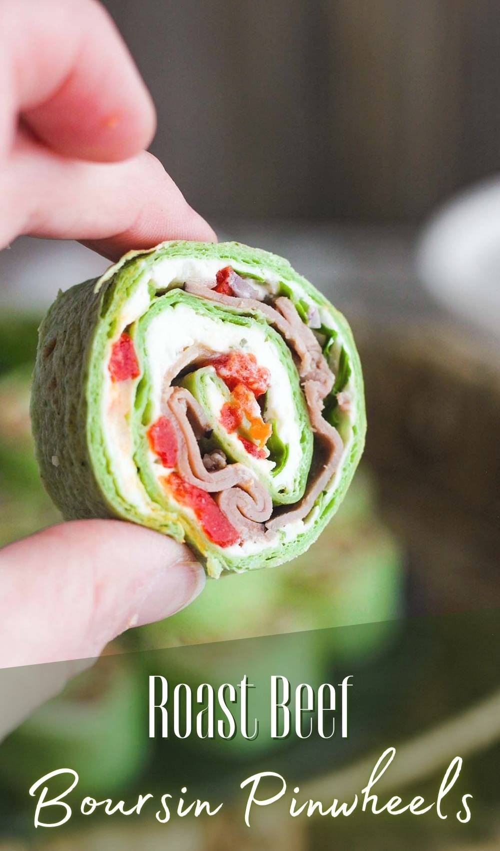 Boursin Roast Beef Pinwheels - Tao of Spice