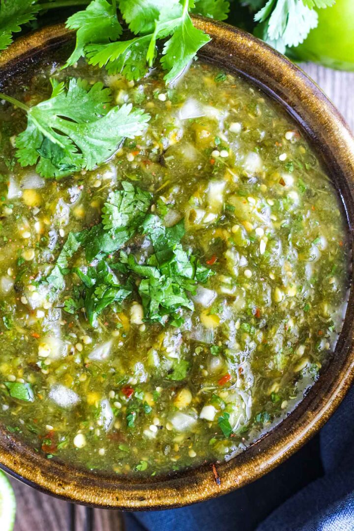 Roasted Salsa Verde - Tao of Spice