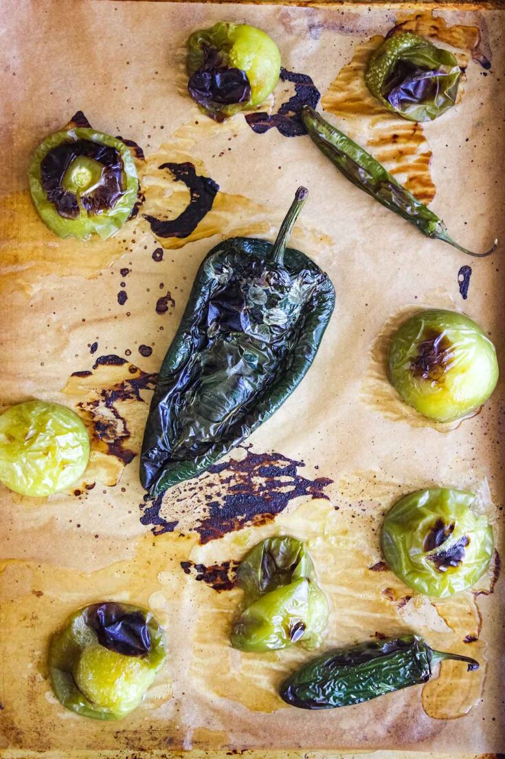 Roasted Salsa Verde - Tao of Spice