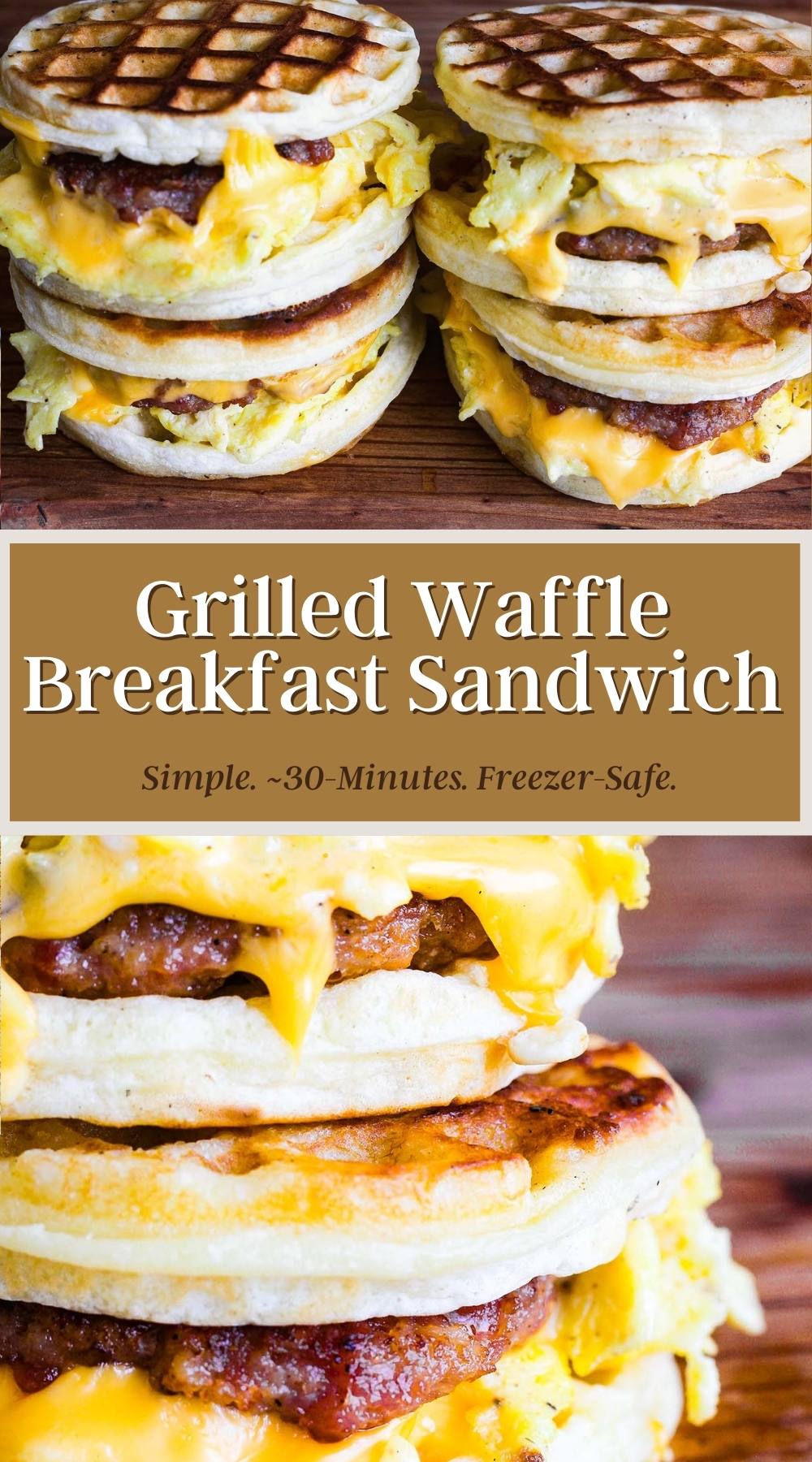 Breakfast Waffle Sandwich - Tao of Spice