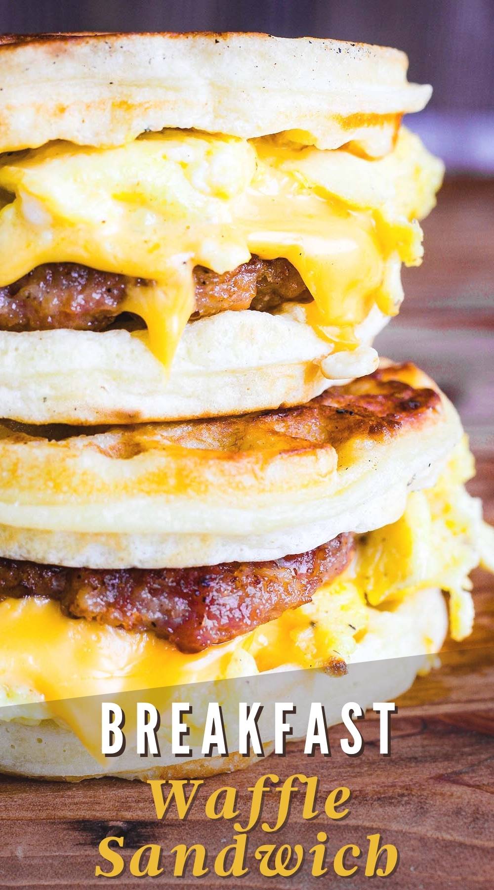 Breakfast Waffle Sandwich - Tao of Spice