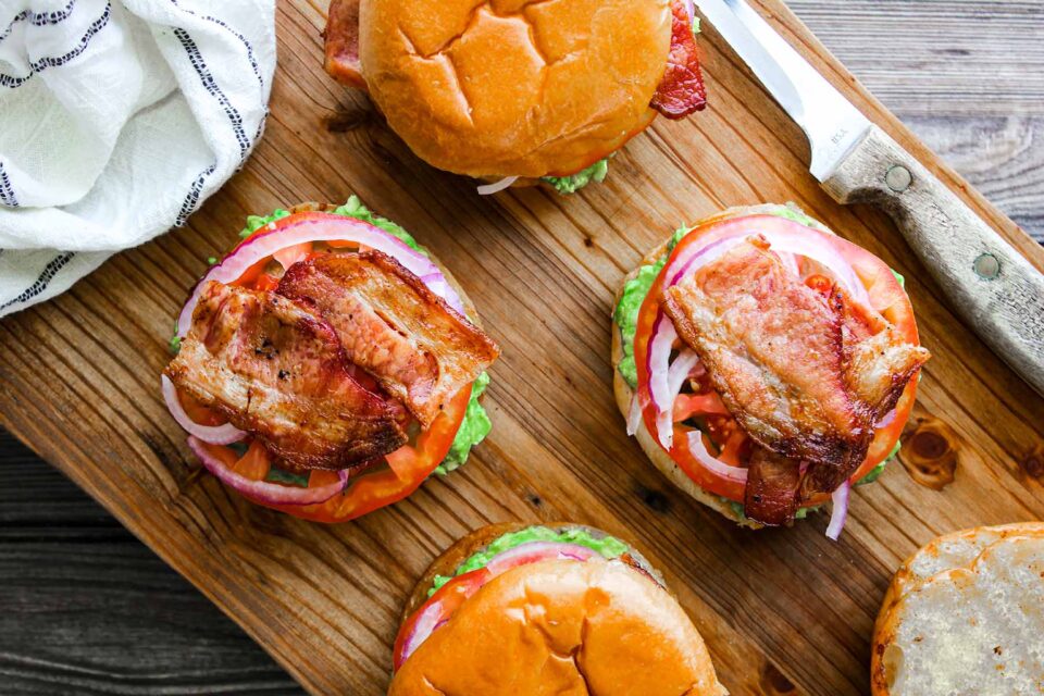 Bacon Avocado Burger - Tao of Spice